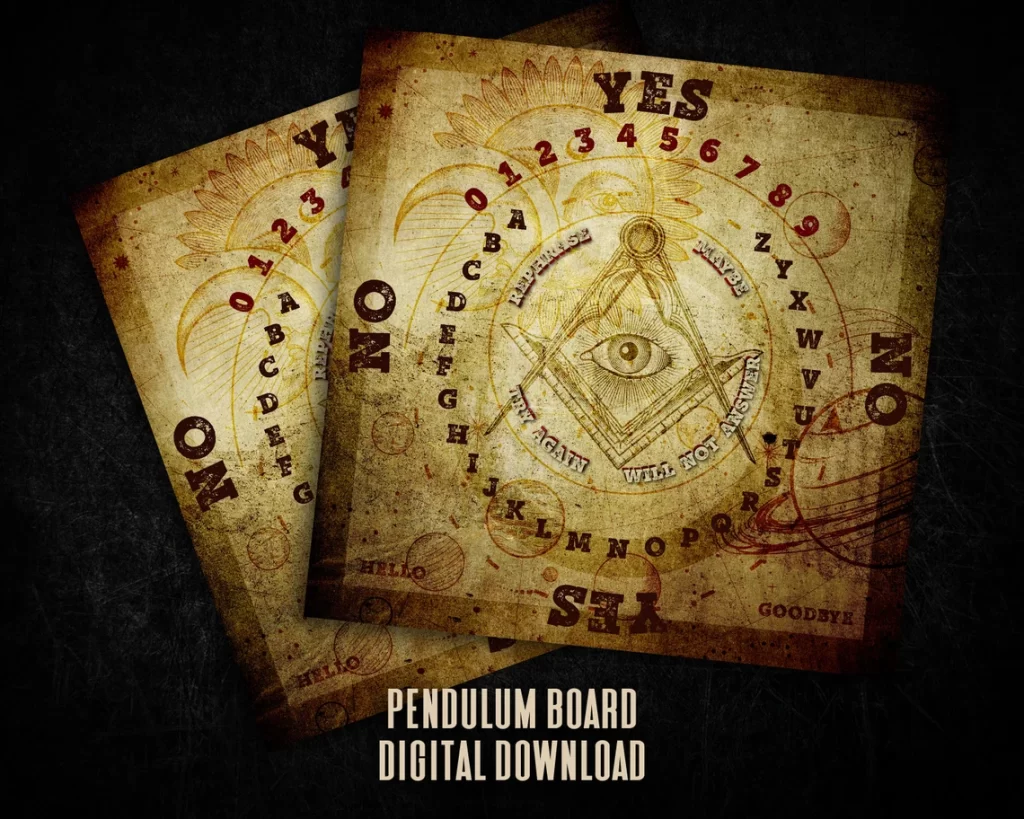 Esoteric Pendulum Board for Dowsing - MagikCharms