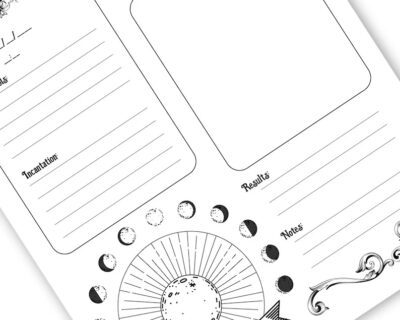 Moon Magick Spell Template - MagikCharms