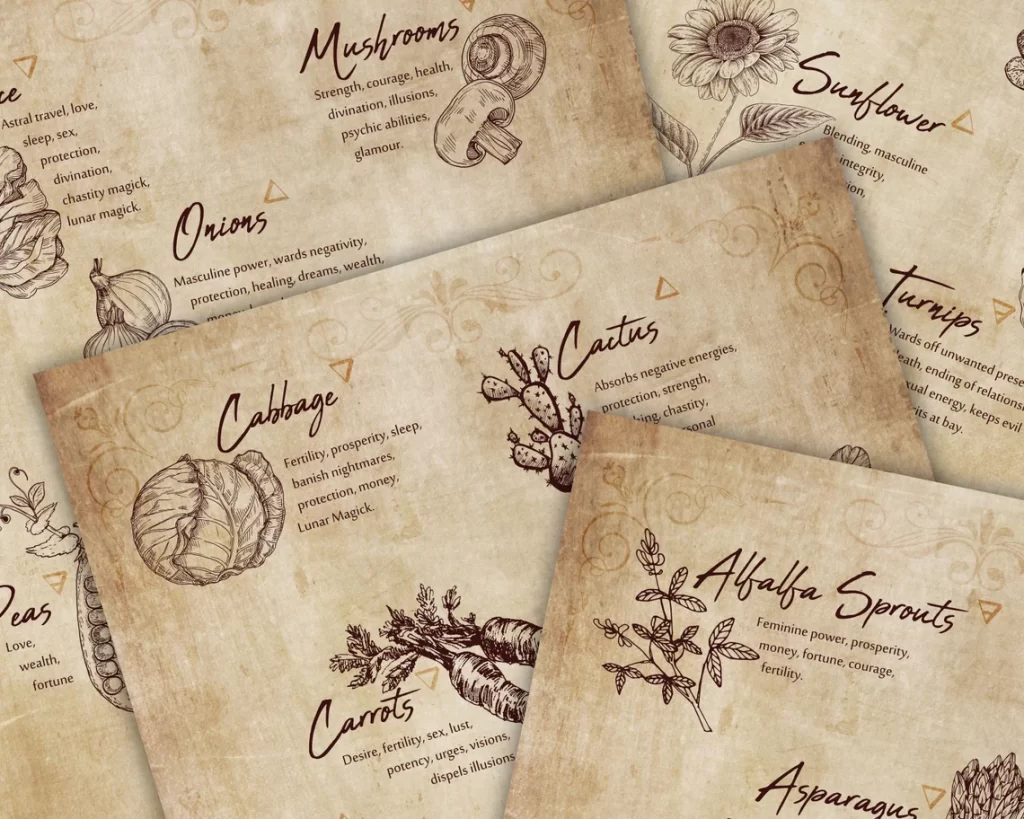 Vegetables Magickal Properties - MagikCharms